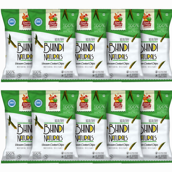 Natural Bhindi Okra Mini |Healthy Vacuum Fried Okra Snack |FruitTreat ...