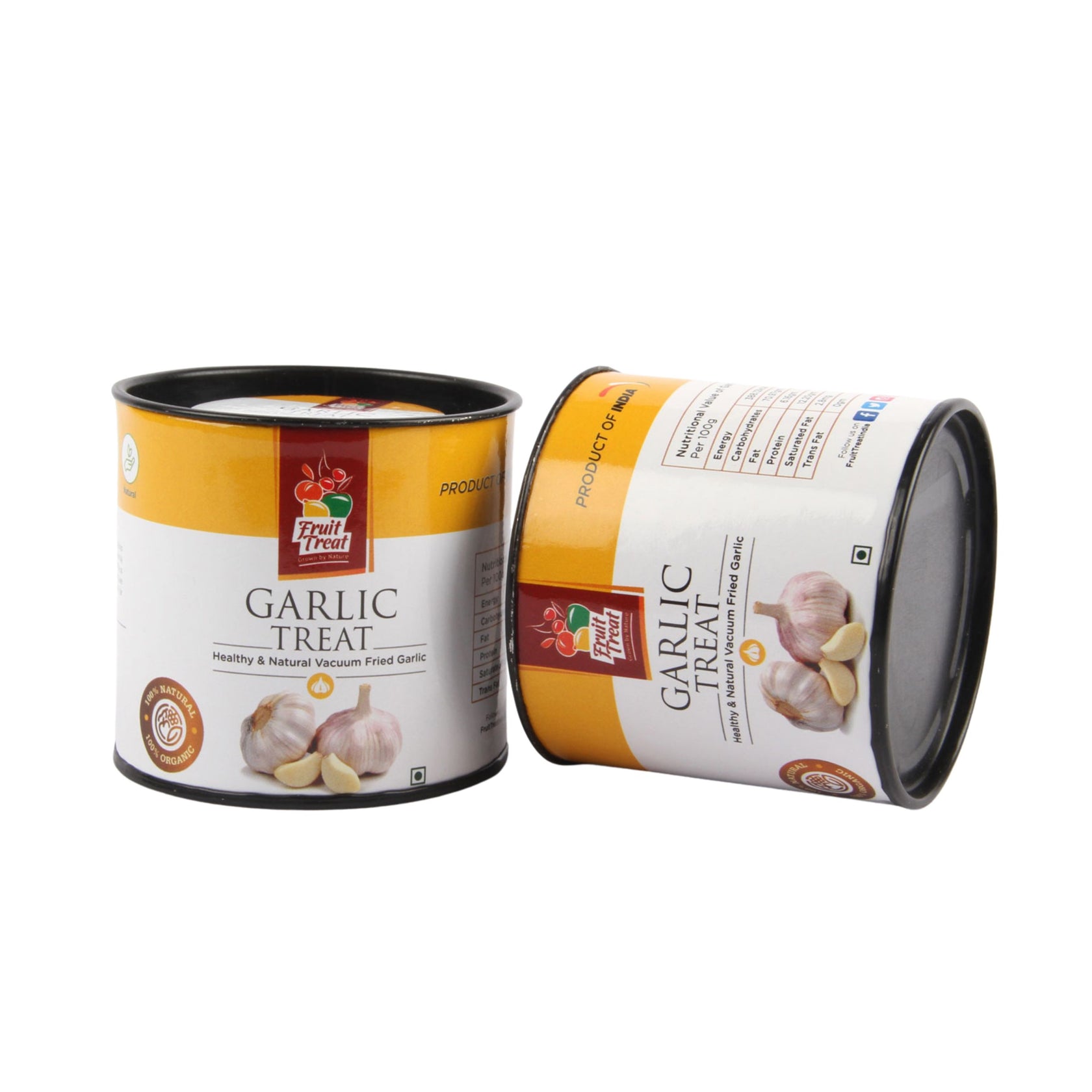 Natural Healthy Garlic Chips | Crispy Vacuum Fried Snacks | FruitTreat ...