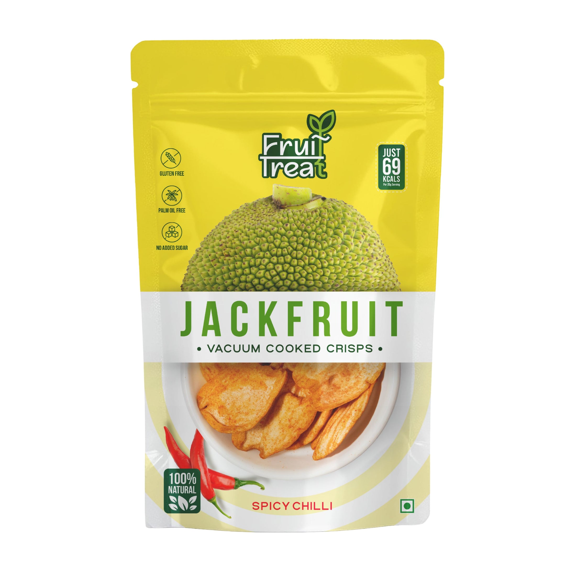 Natural Jackfruit Chips |Vacuum Fried Jackfruit Snacks | FruitTreat ...