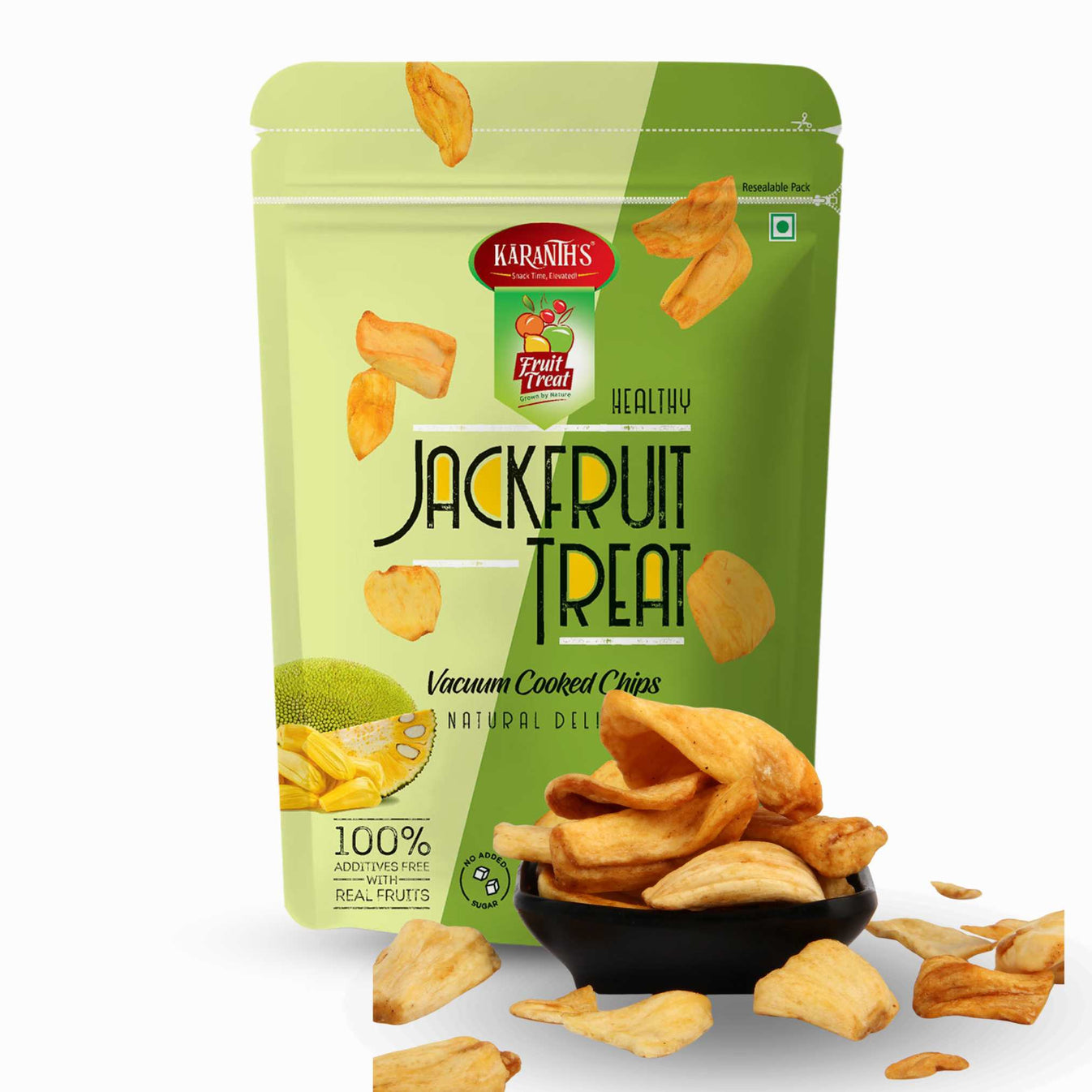 Natural Jackfruit Chips |Vacuum Fried Jackfruit Snacks | FruitTreat ...
