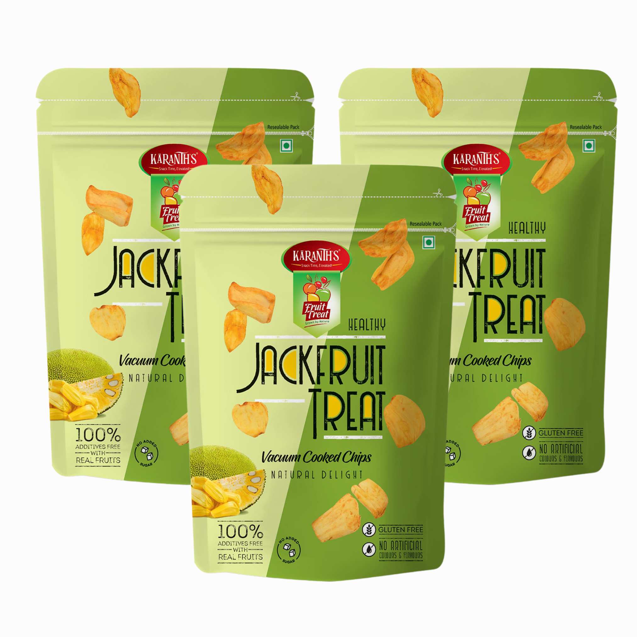 Natural Jackfruit Chips |Vacuum Fried Jackfruit Snacks | FruitTreat ...