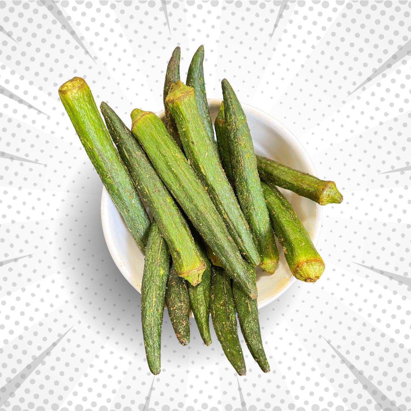 Natural Bhindi Okra Chips |Healthy Vacuum Fried Okra Snack |FruitTreat ...