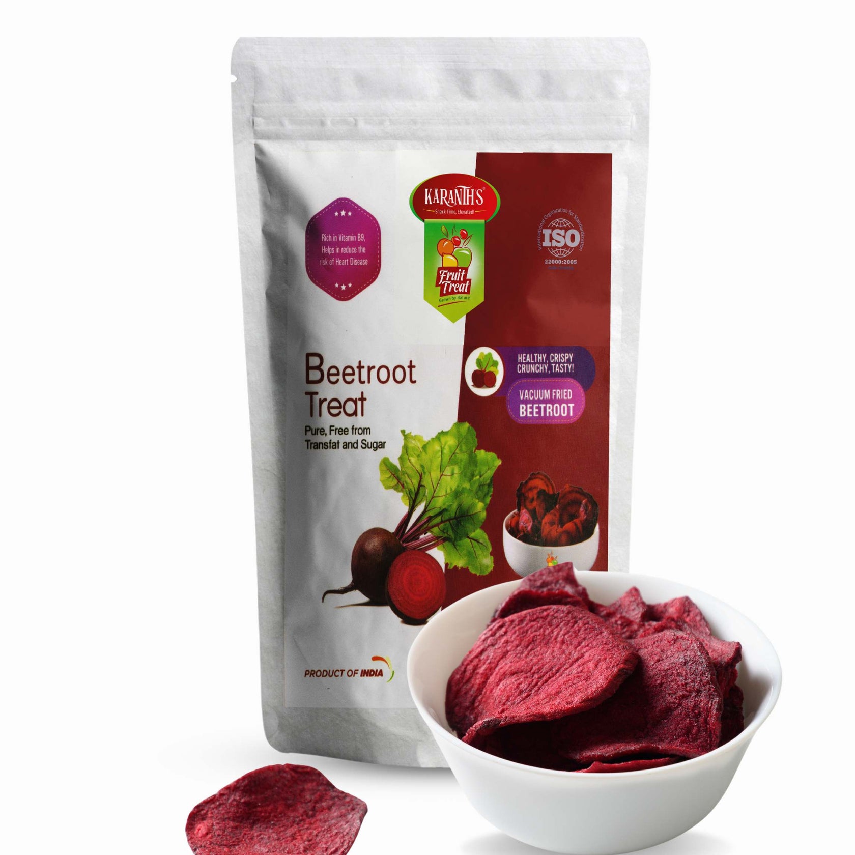 Vacuum Fried Beetroot Treat - 40 gms – FruitTreat India