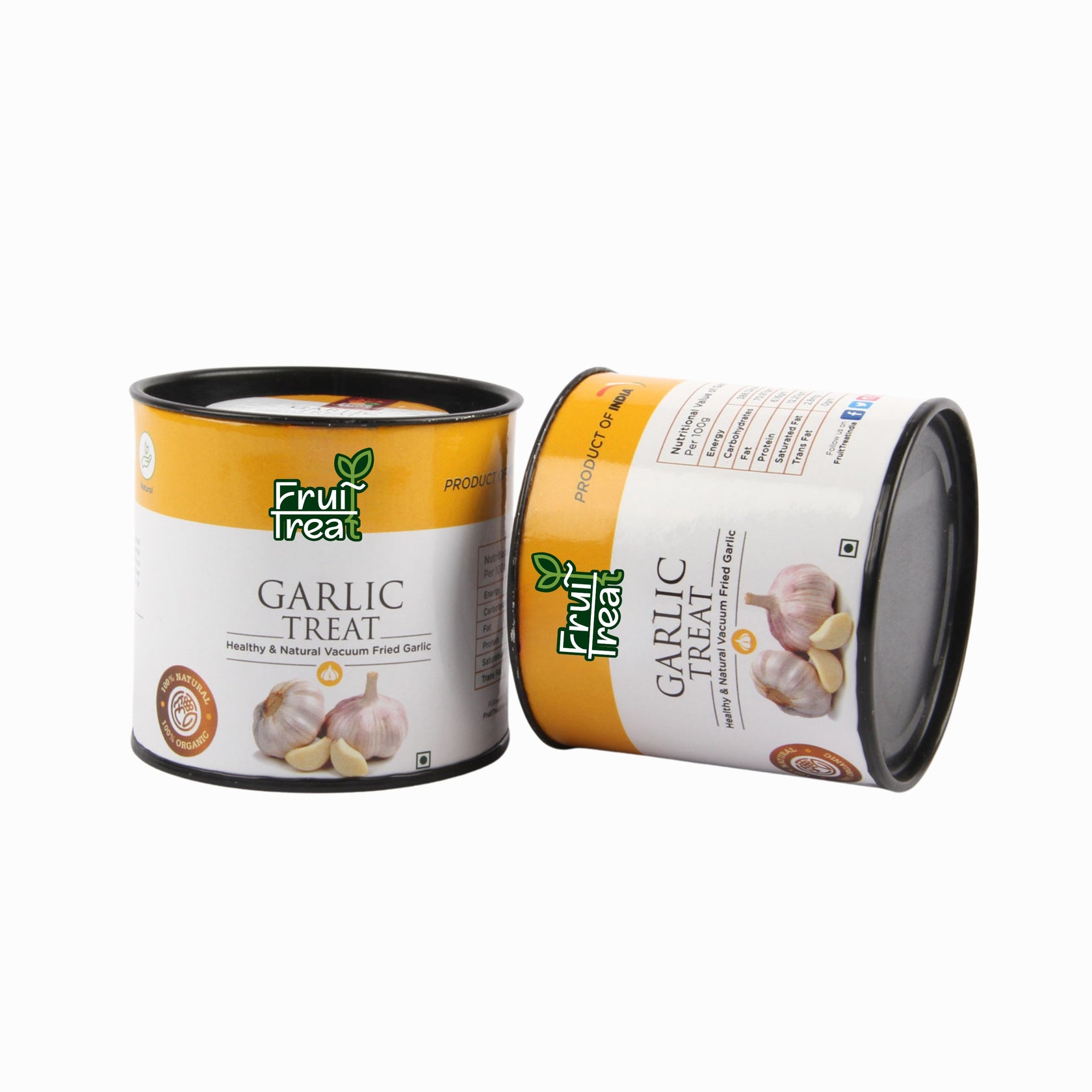 Natural Healthy Garlic Chips | Crispy Vacuum Fried Snacks | FruitTreat ...