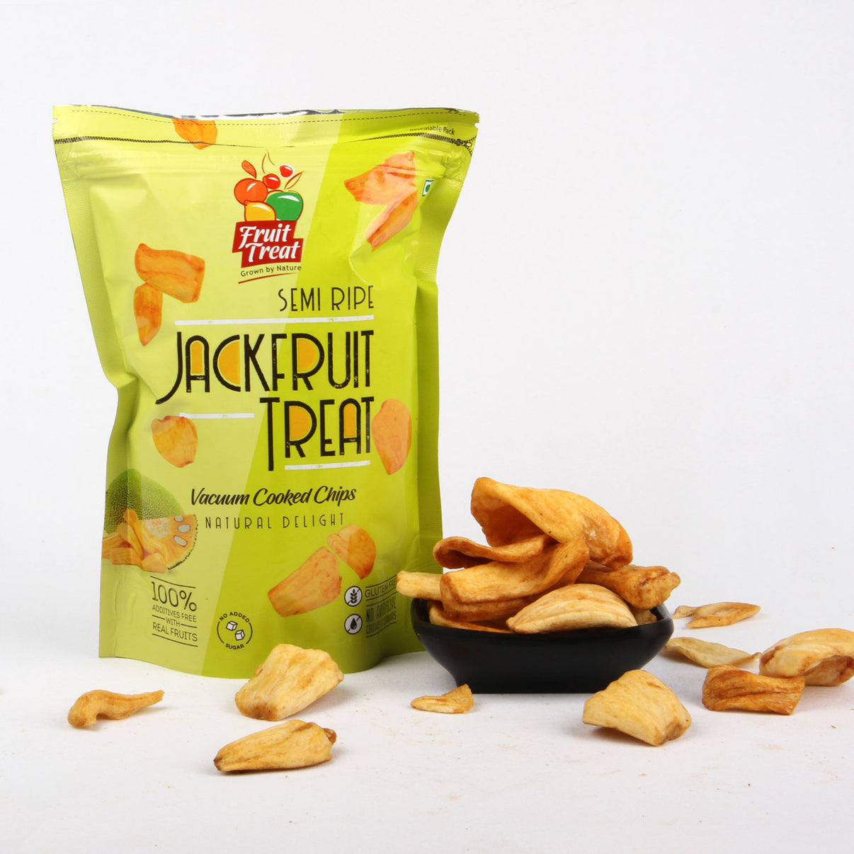 Natural Jackfruit Chips |Vacuum Fried Jackfruit Snacks | FruitTreat ...