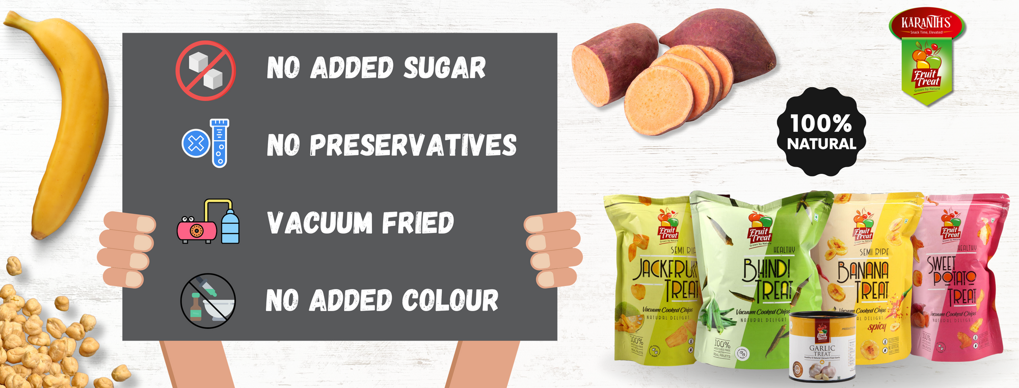 FruitTreat - Vacuum Fried Chips & Snacks | Vacuum Fried Vegetables ...