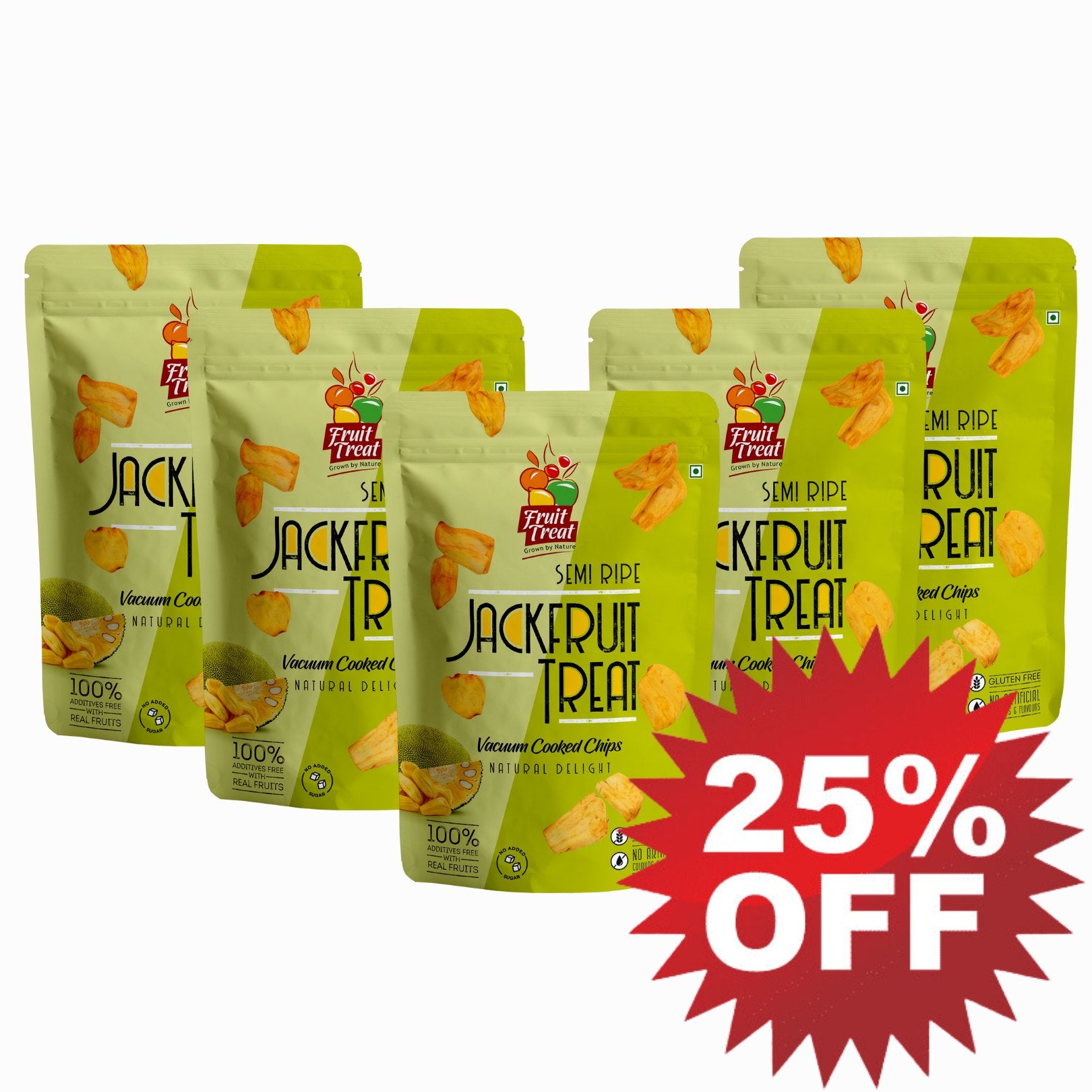Natural Jackfruit Chips |Vacuum Fried Jackfruit Snacks | FruitTreat ...